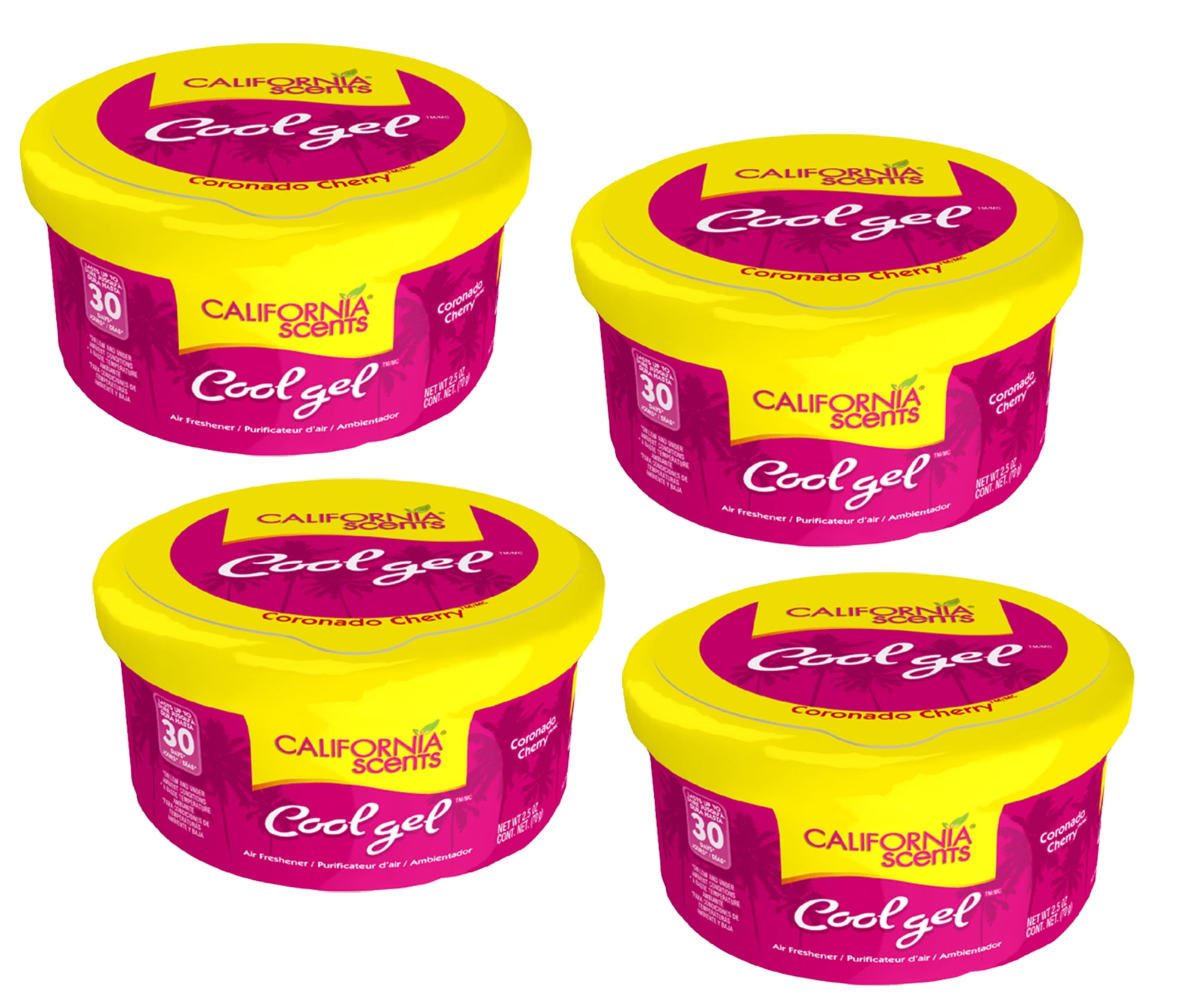 California Scents Cool Gel Coronado Cherry Scent - The Car Air ...