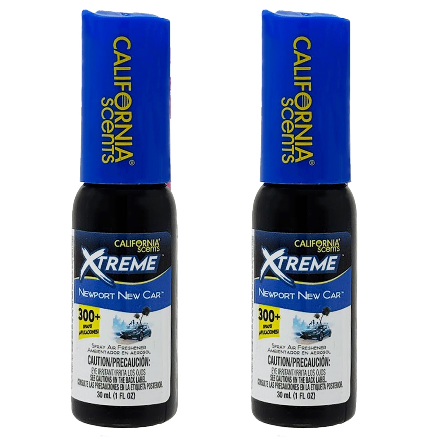 California Scents Xtreme 1 oz. Spray Air Freshener, Newport New Car, 2 ...