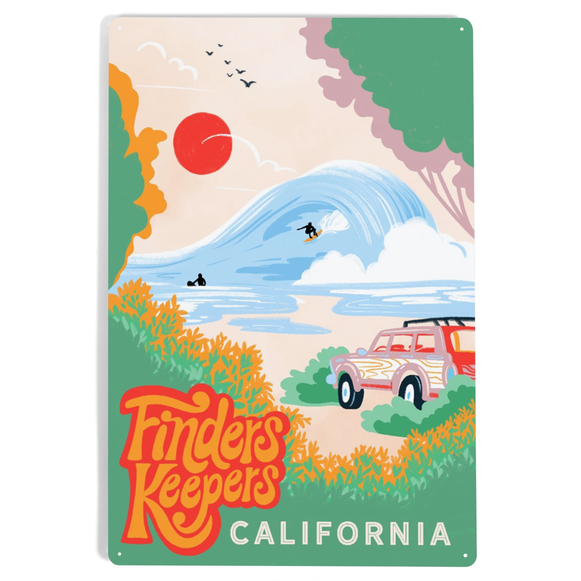 California, Secret Surf Spot Collection, Surf Scene at the Beach ...