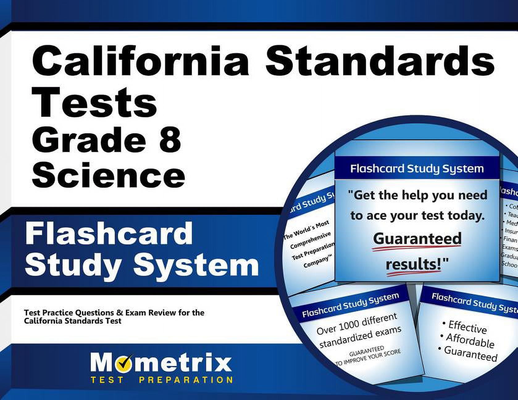 California Standards Tests Grade 8 Science Flashcard Study System : CST ...