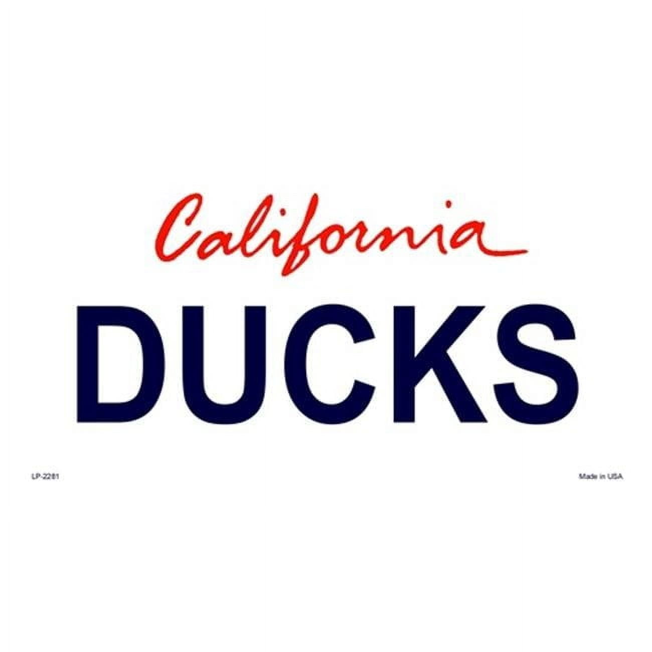 California State Background License Plates- Ducks 6 x 12 standard size ...