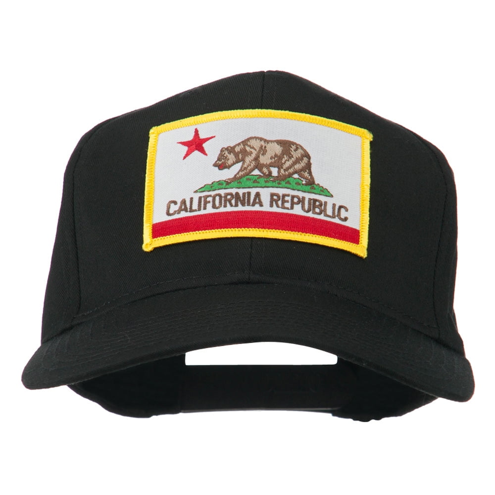 California State High Profile Patch Cap - Black OSFM - Walmart.com