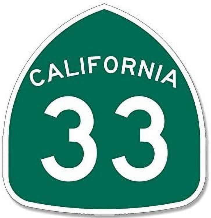 California State Route 3(x3) Sign Shaped 3M Reflective sticker| Road ...