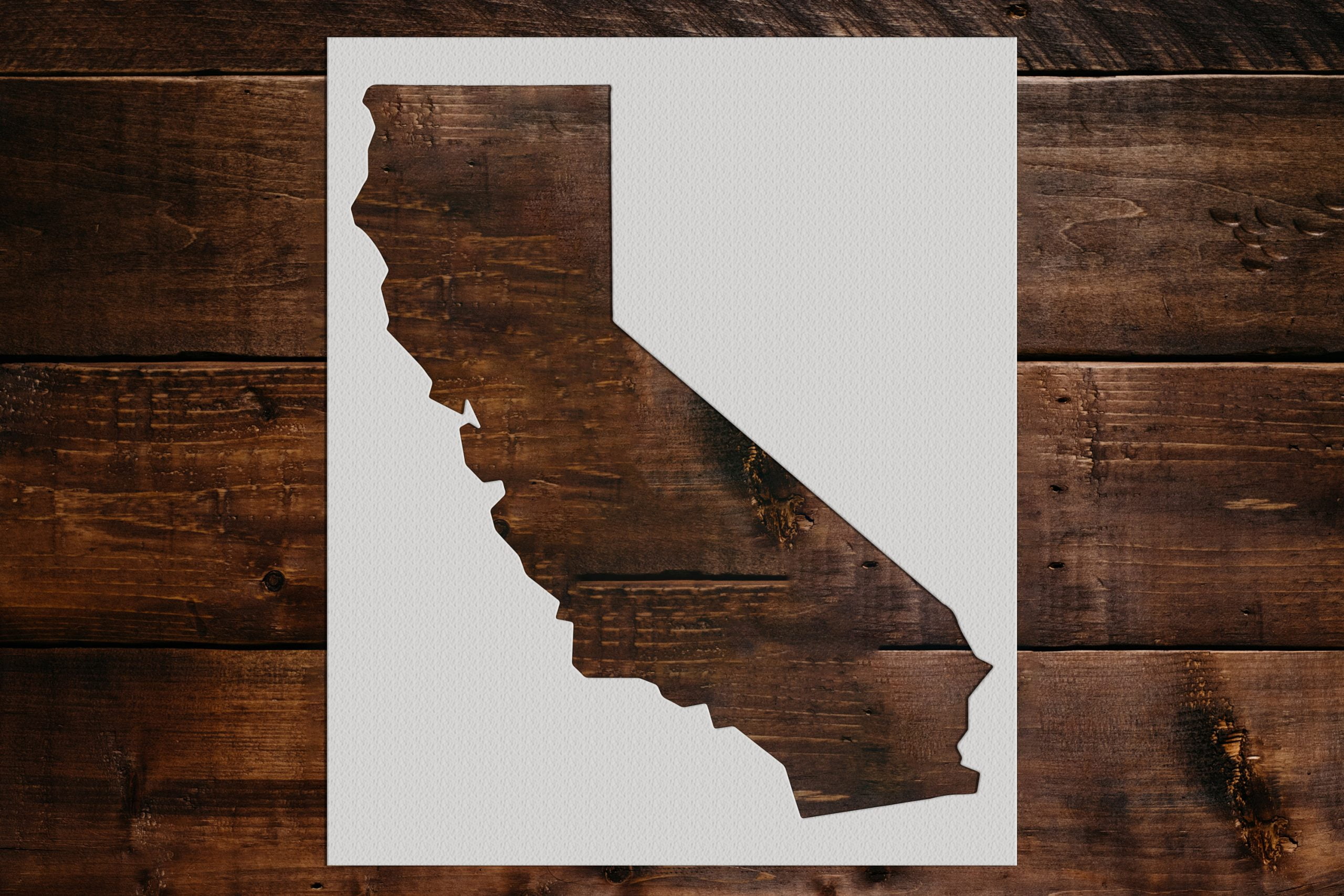 California State Stencil - Art and Wall Stencil (24"x36") - Walmart.com