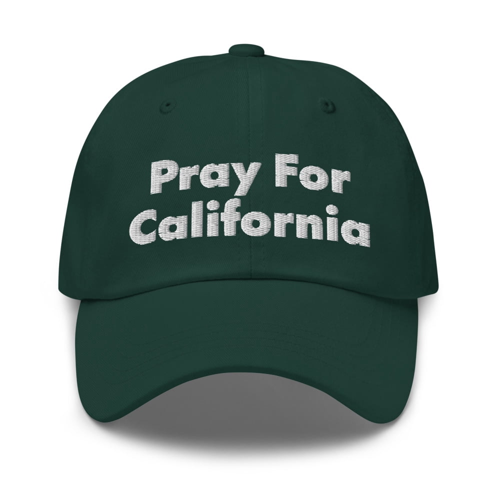 California Strong Embroidered Dad Hat, Pray For California Los Angeles ...