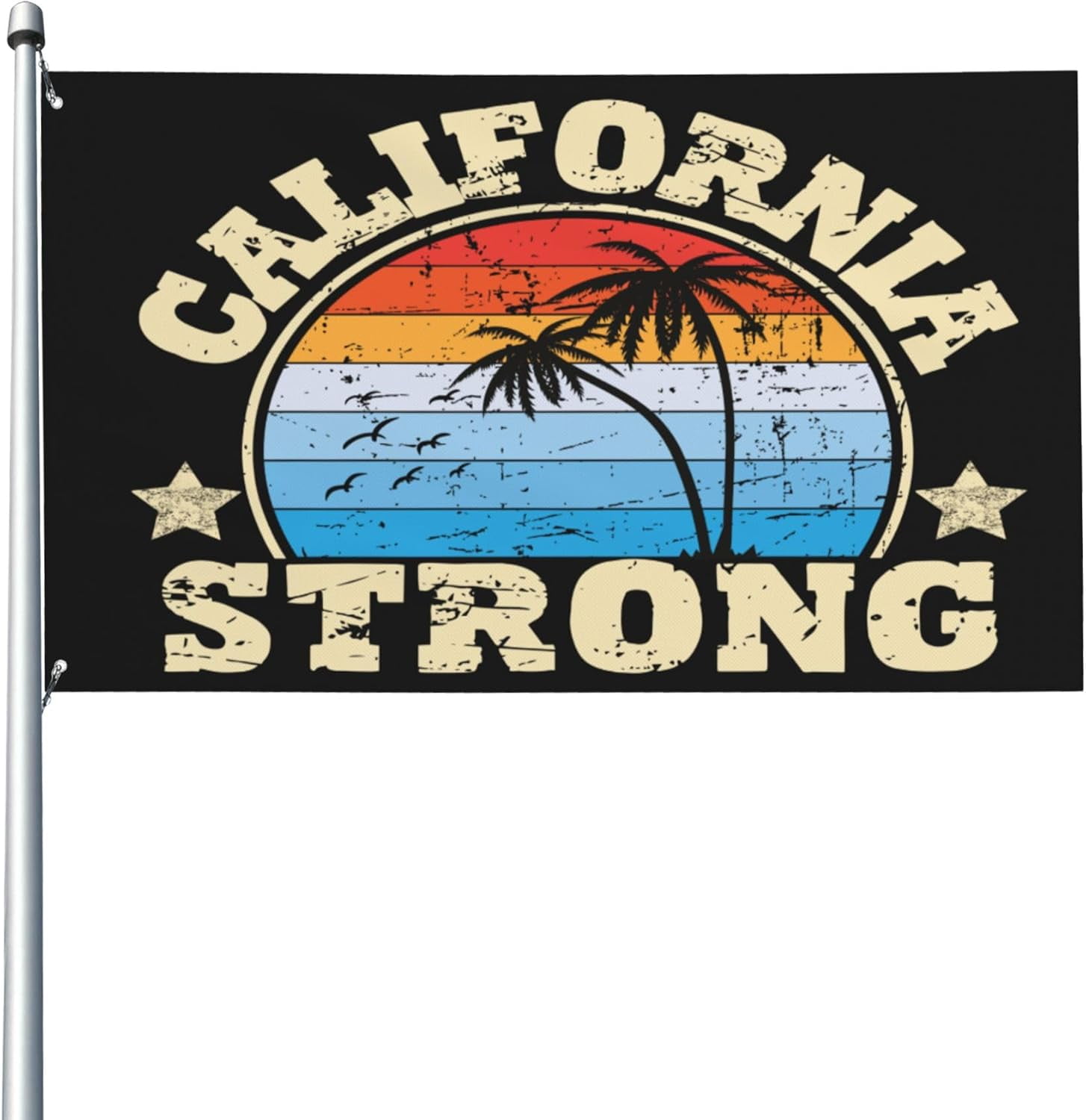 California Strong Paradise Strong Pray For Los Angele 3x5 Flag Yard ...