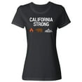 California Strong Tee Pray For Los Angeles Survivors Ladies' Crewneck T ...