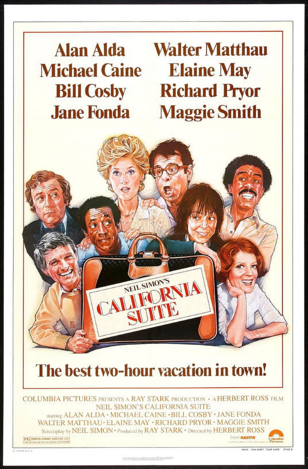 California Suite Movie Poster Reprint 27inx40in for any room 27x40 ...
