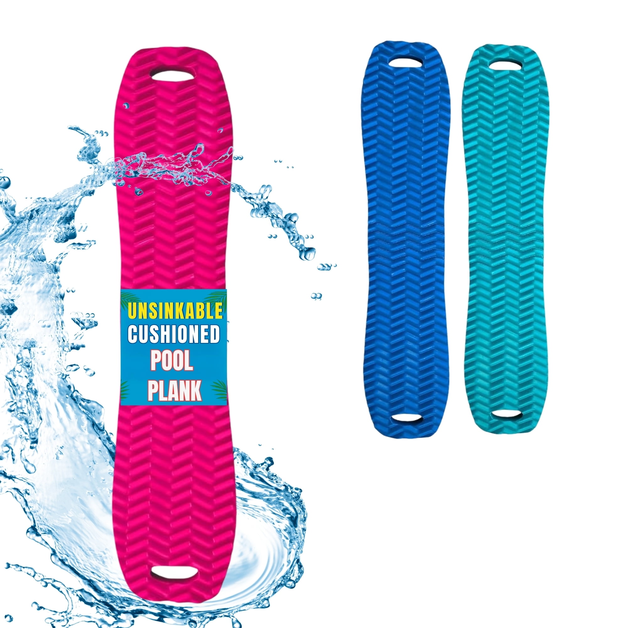 California Sun Deluxe Unsinkable Ultra Soft Foam Cushion Pool Plank ...
