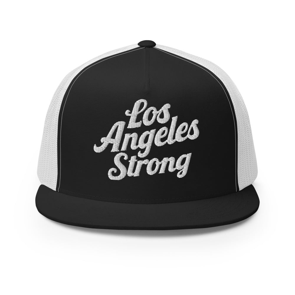California Support Embroidered Trucker Cap, Los Angeles California ...