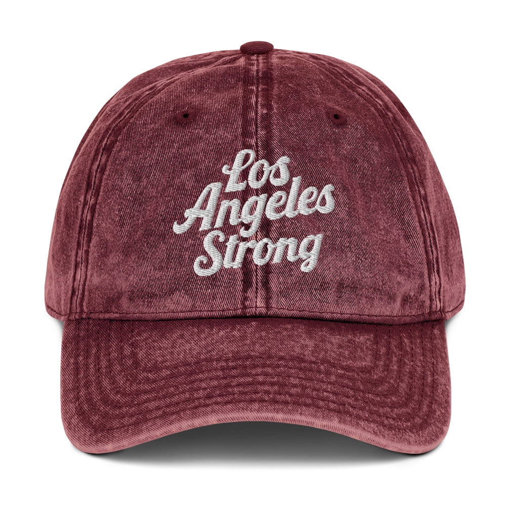 California Support Embroidered Vintage Cap, Los Angeles California ...