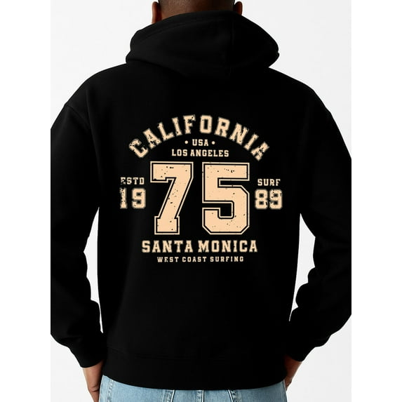 California Surf hoodies & sweatshirt men's sweater hoodie black Perfect ...