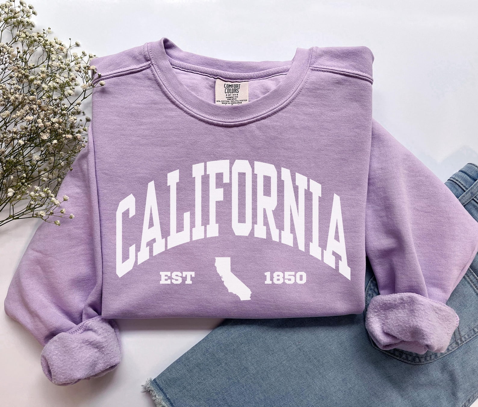 California Sweatshirt, Comfort Colors California Shirt California ...