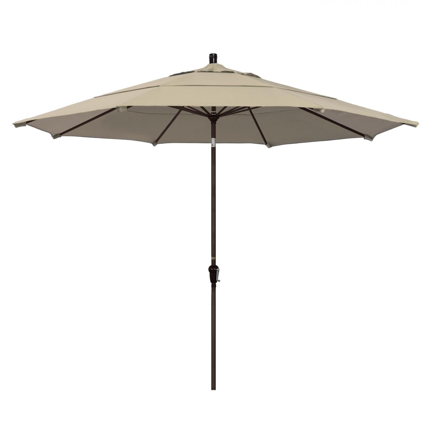 California Umbrella 11 Ft. Octagonal Aluminum Auto Tilt Patio Umbrella ...