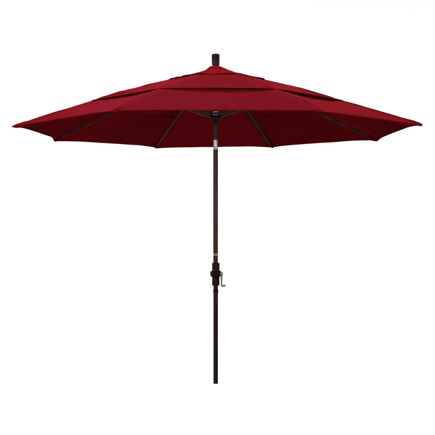 California Umbrella 11' Tahoe Series Patio Umbrella With Bronze ...