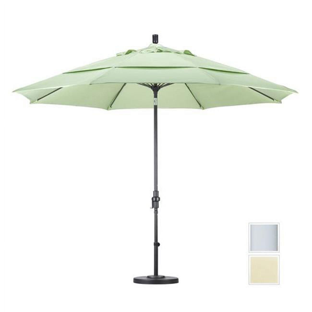 California Umbrella 11' Rd. Alum/Fiberglass Rib Patio Umb,Crank Lift ...