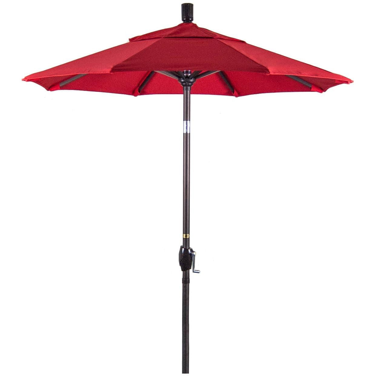 California Umbrella 6 Ft. Octagonal Aluminum Push Button Tilt Patio ...