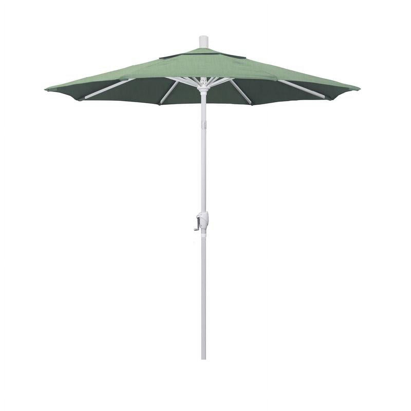 California Umbrella 7.5' Patio Umbrella in Pacifica Spa/Matted White ...