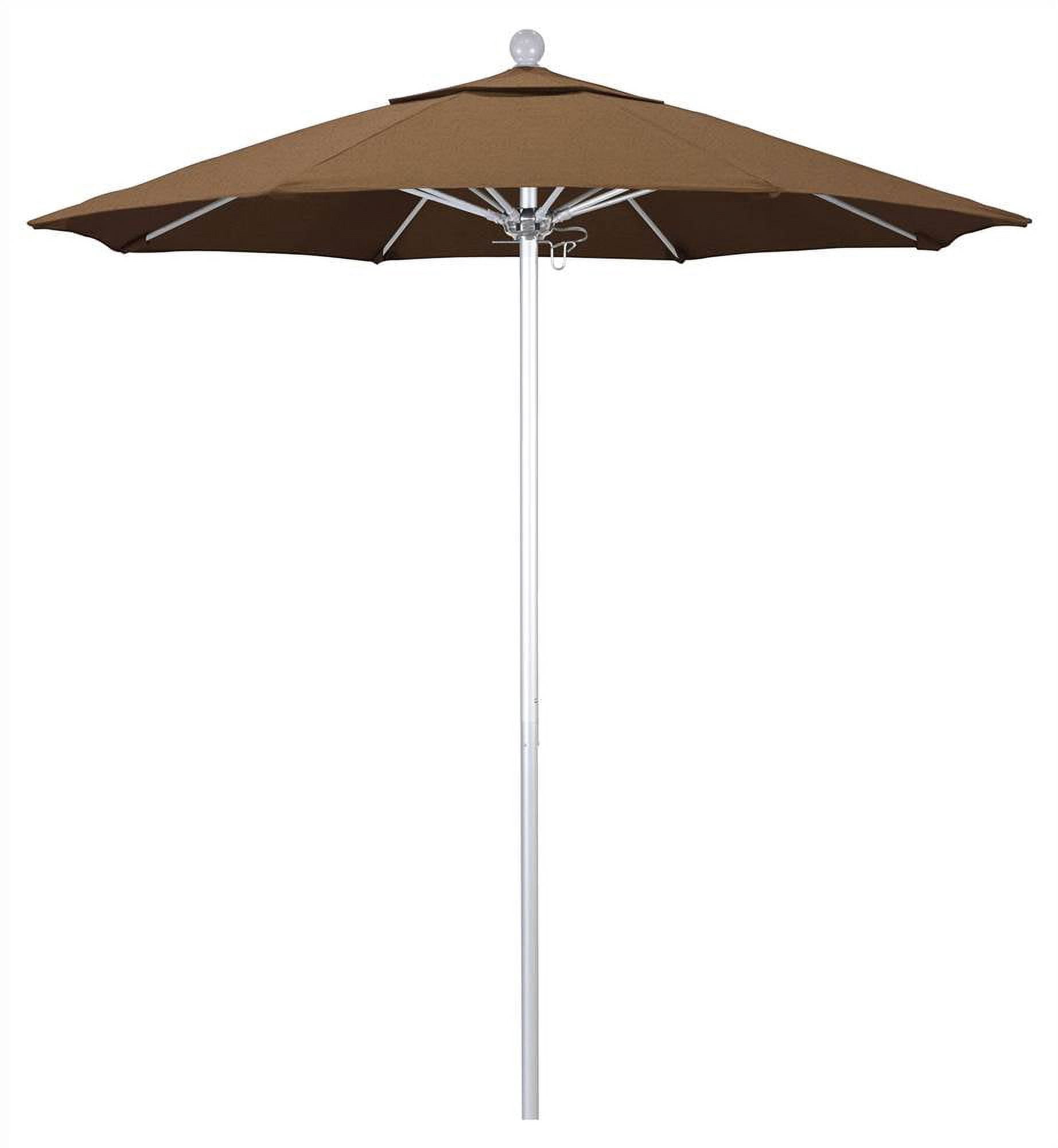 California Umbrella 7.5' Rd. Aluminum Frame, Fiberglass Rib Market ...