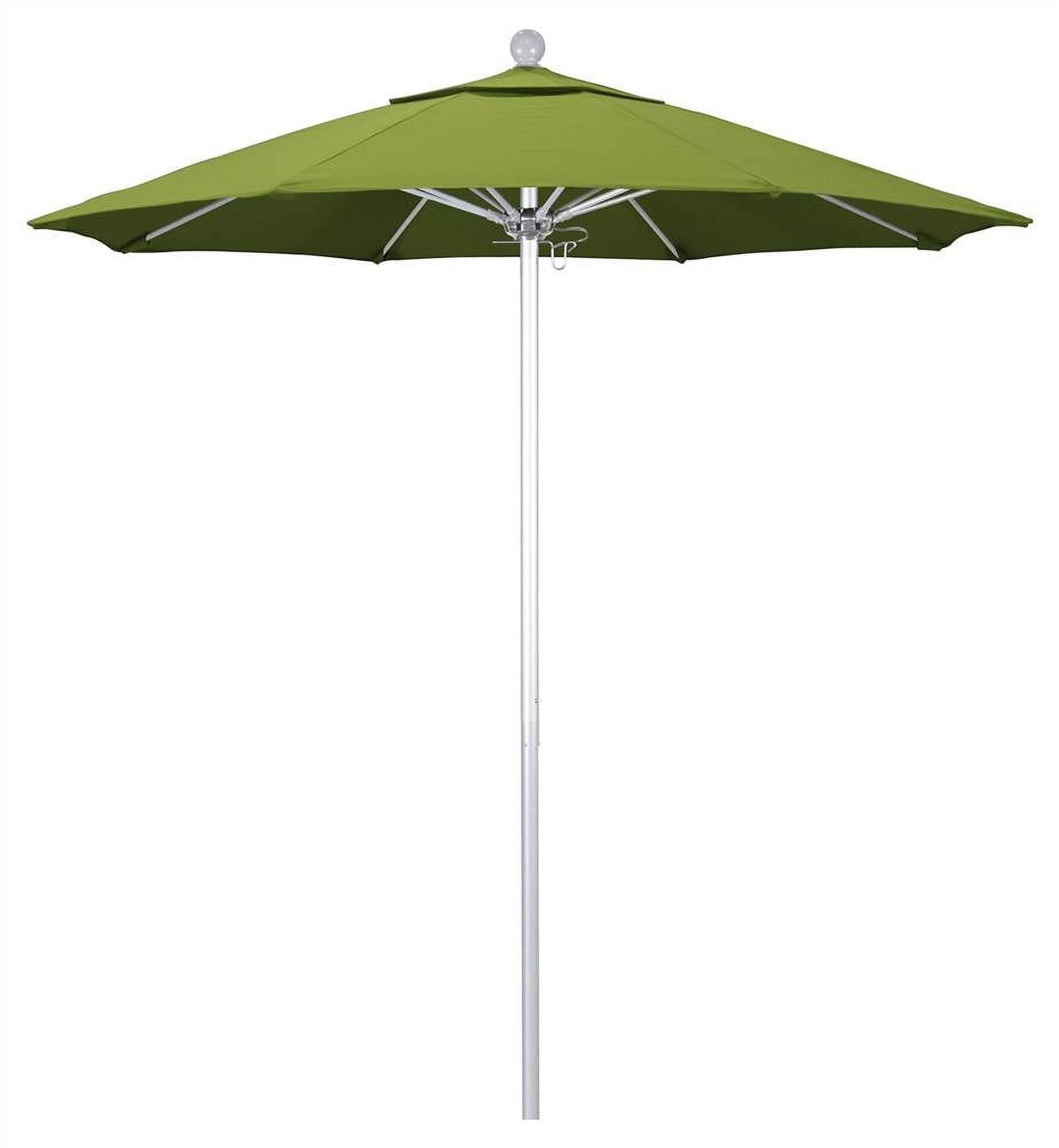 California Umbrella 7.5' Rd. Aluminum Frame, Fiberglass Rib Patio ...