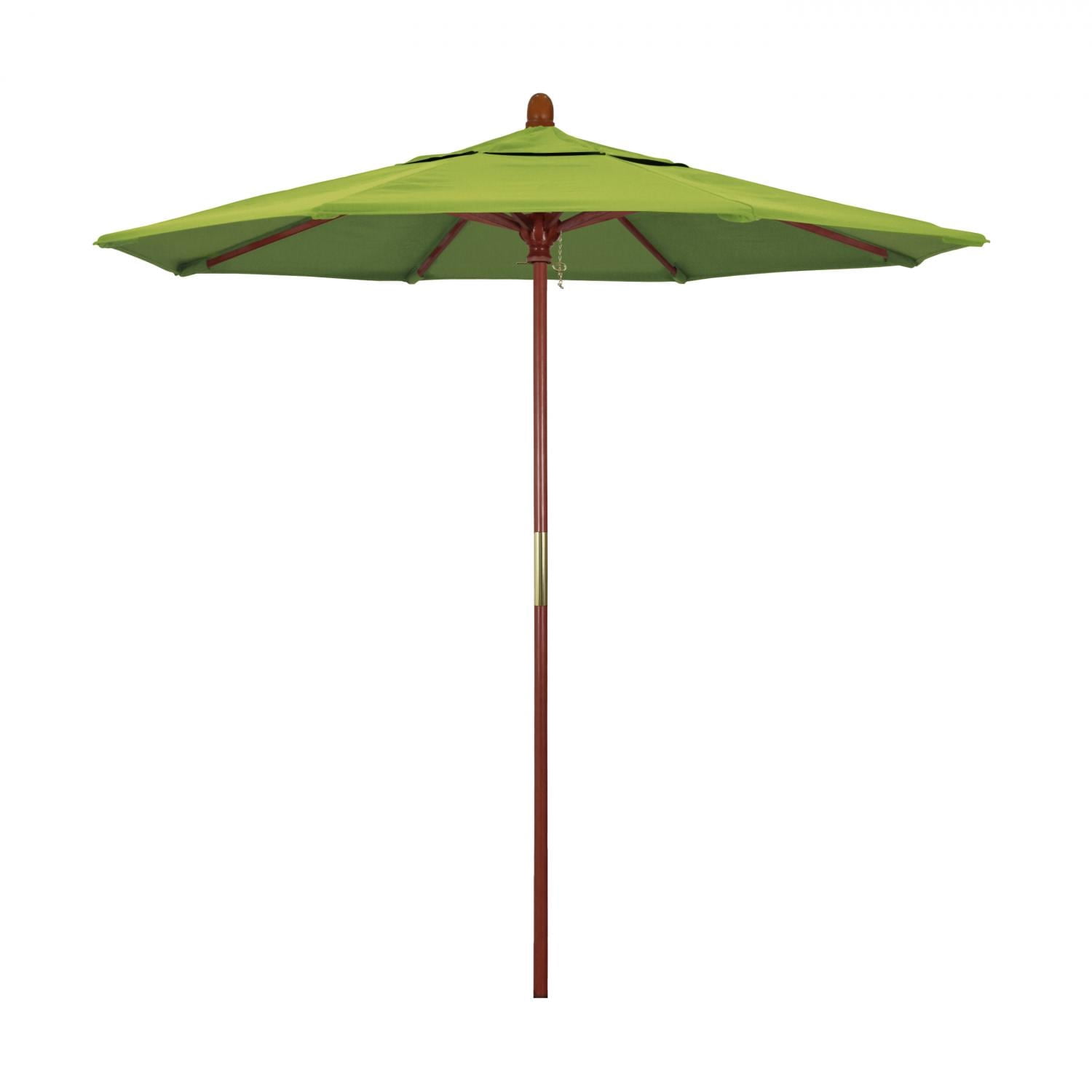 California Umbrella 7.5 ft. Round Hardwood Frame Market Umbrella ...