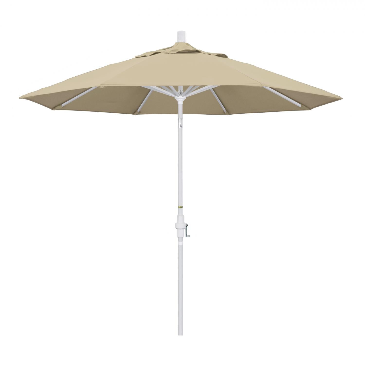 California Umbrella 9 Ft. Octagonal Aluminum Collar Tilt Patio Umbrella ...