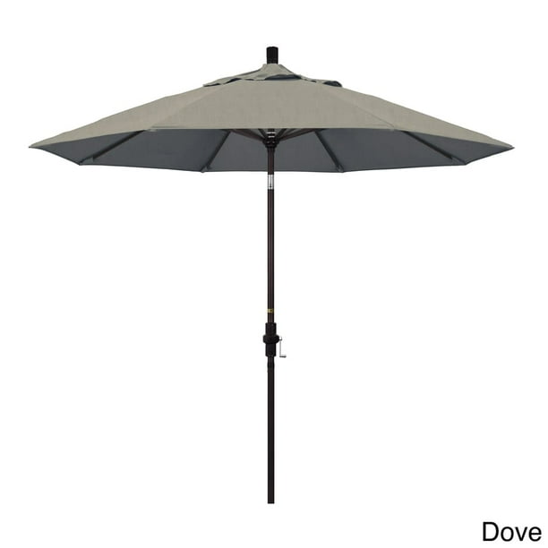 California Umbrella 9' Patio Umbrella in Spectrum Dove - Walmart ...