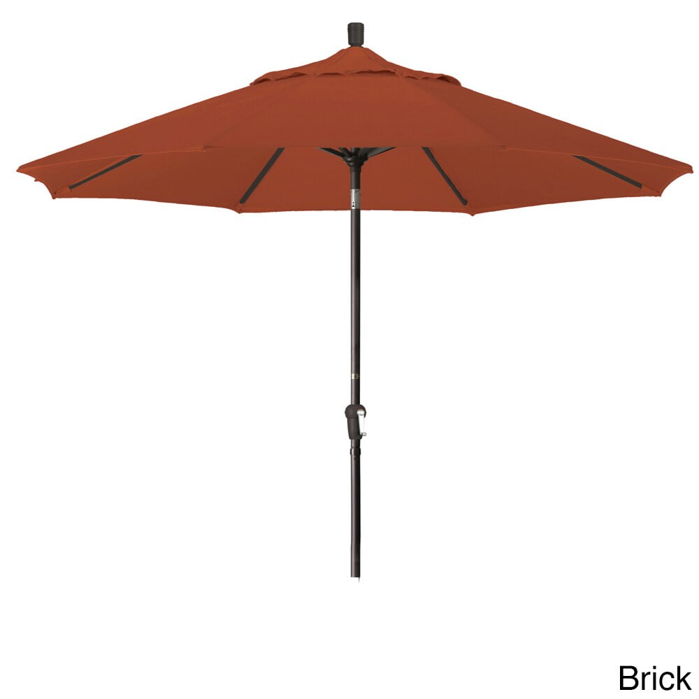California Umbrella 9' Sunset Series Patio Umbrella With Bronze ...