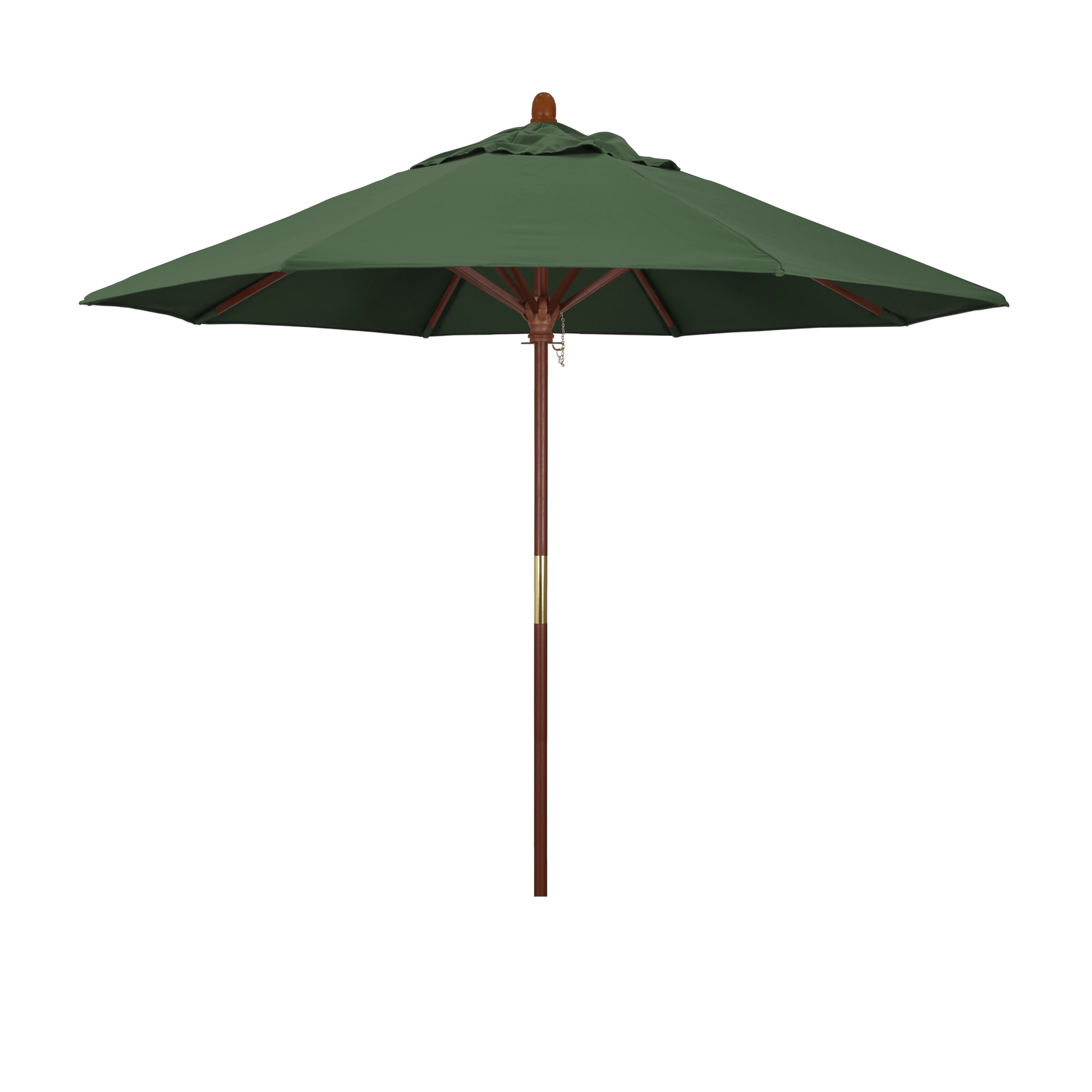 California Umbrella 9 ft. Olefin Marenti Wood Market Umbrella - Walmart ...