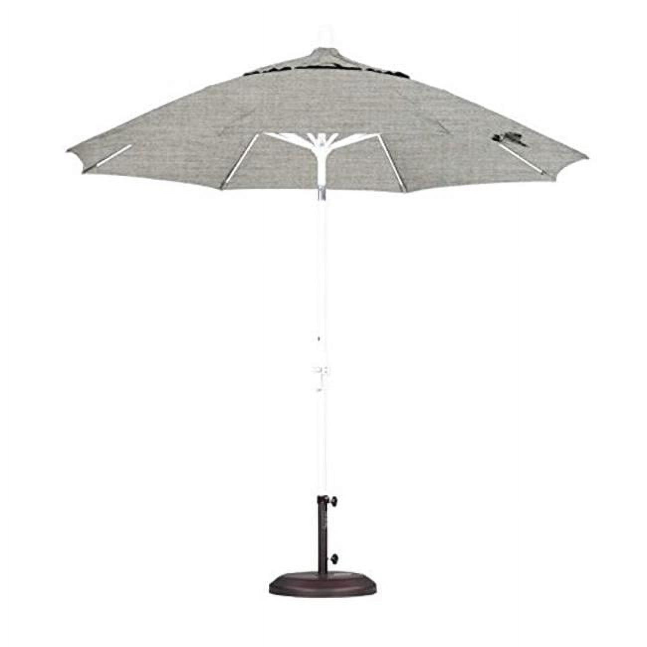 California Umbrella 9 ft. Round Aluminum Pole Fiberglass Rib Market ...