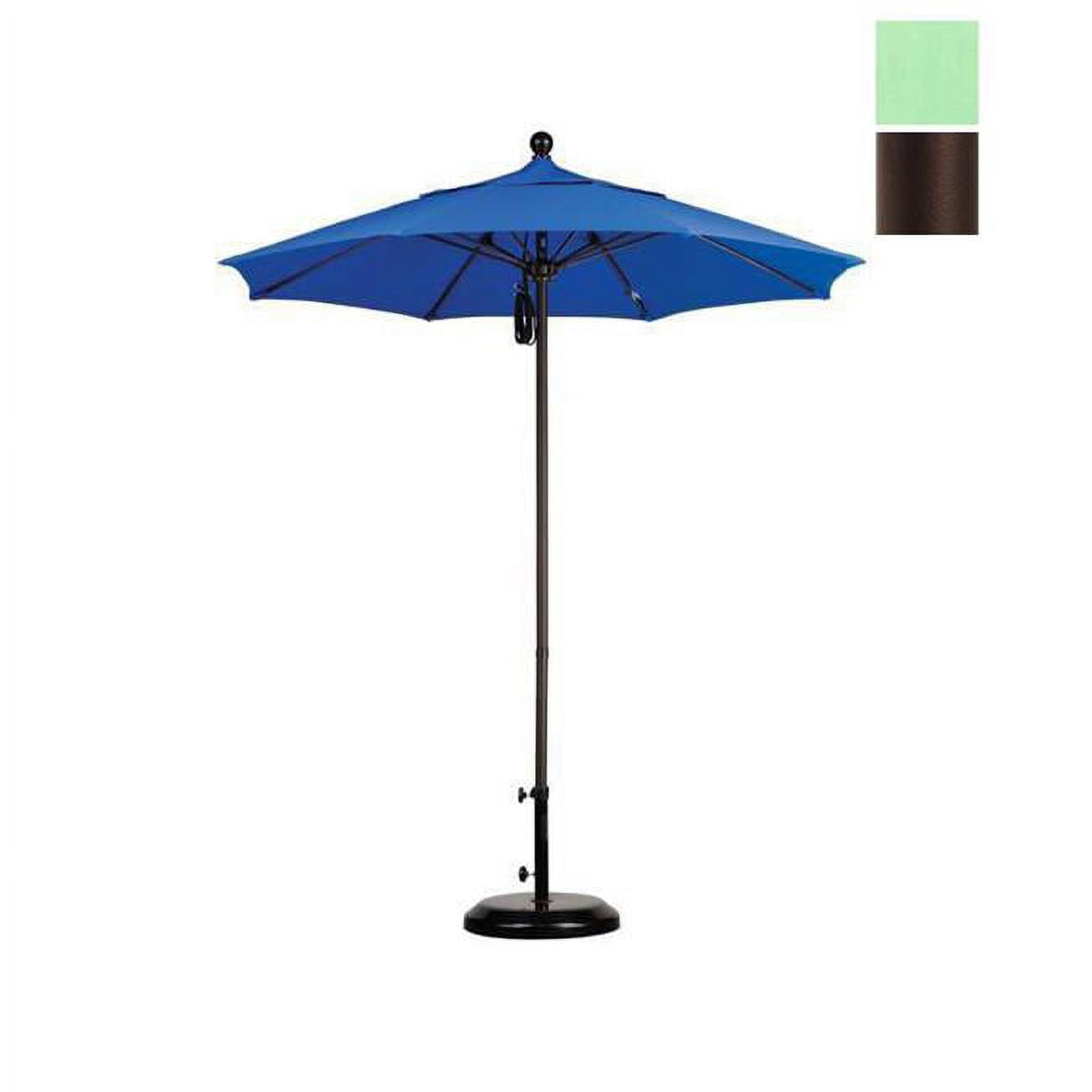 California Umbrella Venture 7.5' Bronze Market Umbrella in Spa ...