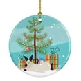 California White Rabbit Christmas Ceramic Ornament - Walmart.com