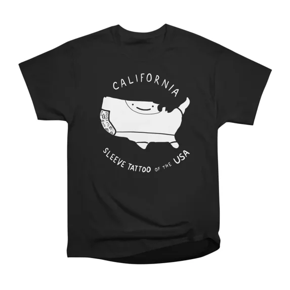 California White Text T-Shirt Tee Gift For Him Merch For Her Apparel ...
