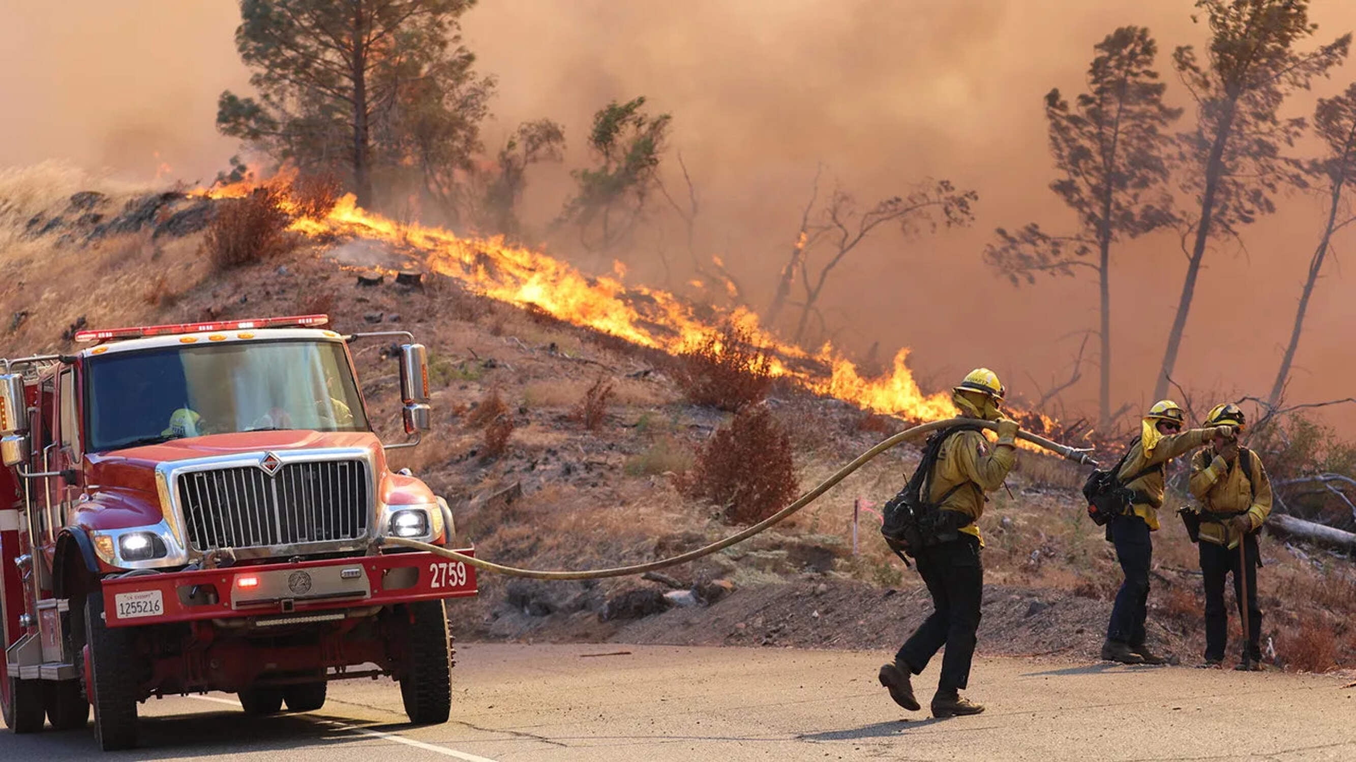 California Wildfires 2025 Firetruck POSTER PICTURE PHOTO PRINT BANNER ...