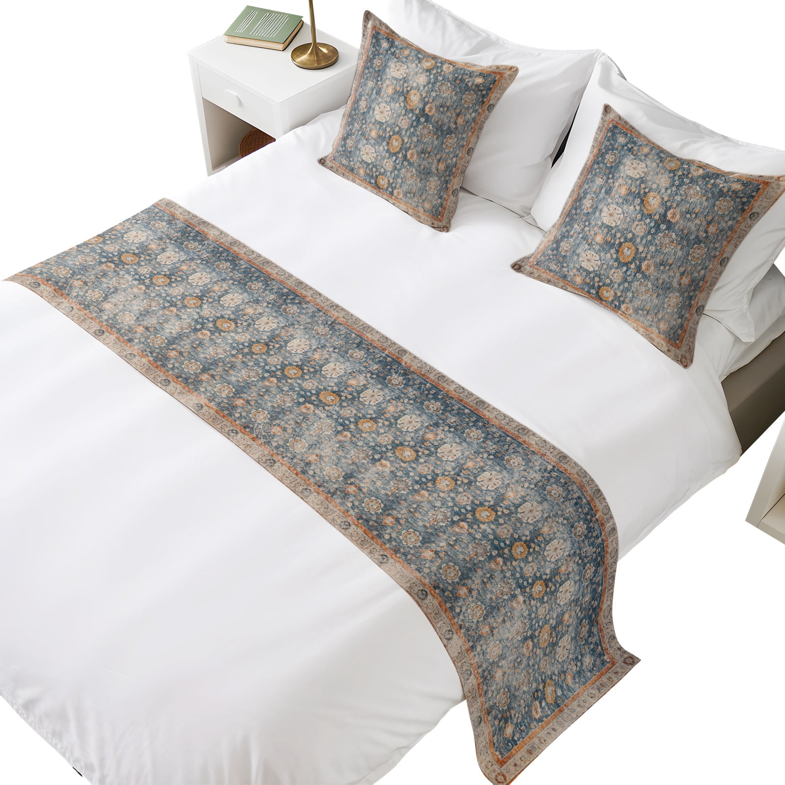 California King Size Classic African Bed Runner Set 102 x 20 inch ...