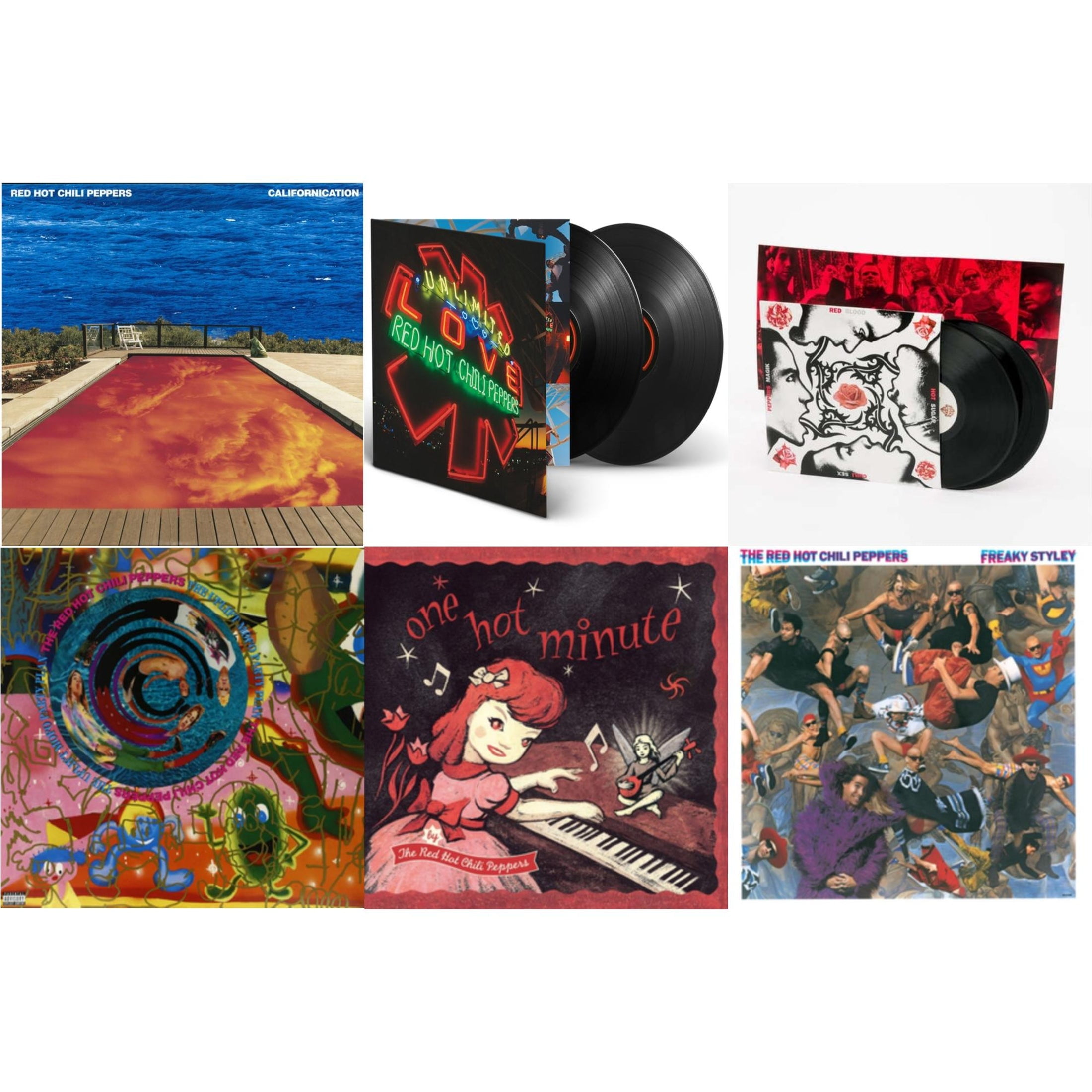 Californication (2LP/180G) & Unlimited Love (Deluxe/2LP) & Blood Sugar ...