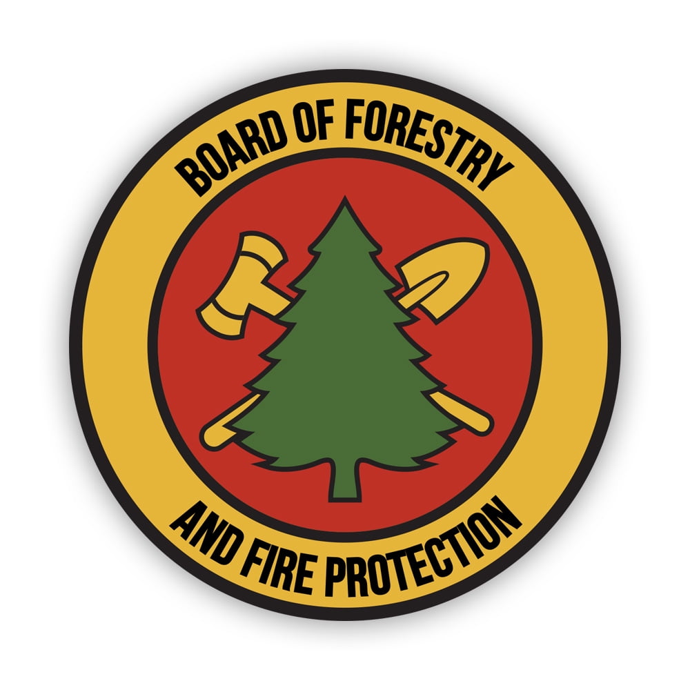 Califorrnia Board of Forestry and Fire Protection Sticker Decal - Self ...