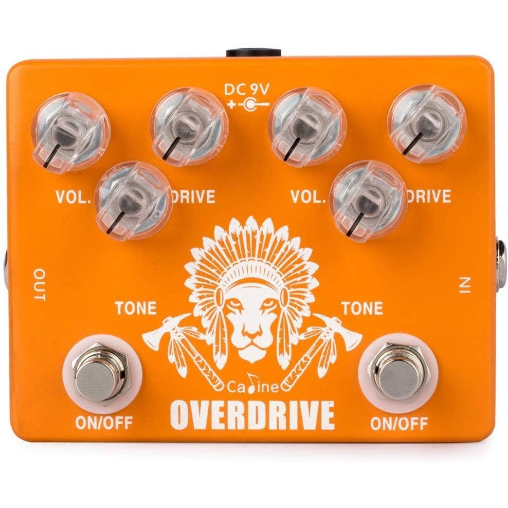 Caline Overdrive Guitar Effect Pedal CP-70 "High Chief" Dual - Walmart.com