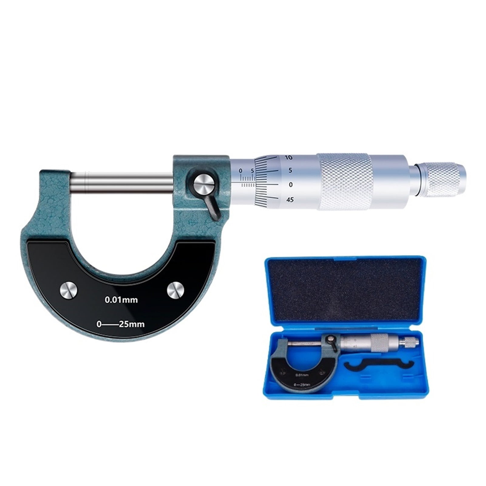 Caliper 0-25mm 0.01mm Outerside Micrometer Measure Precision Gauge ...