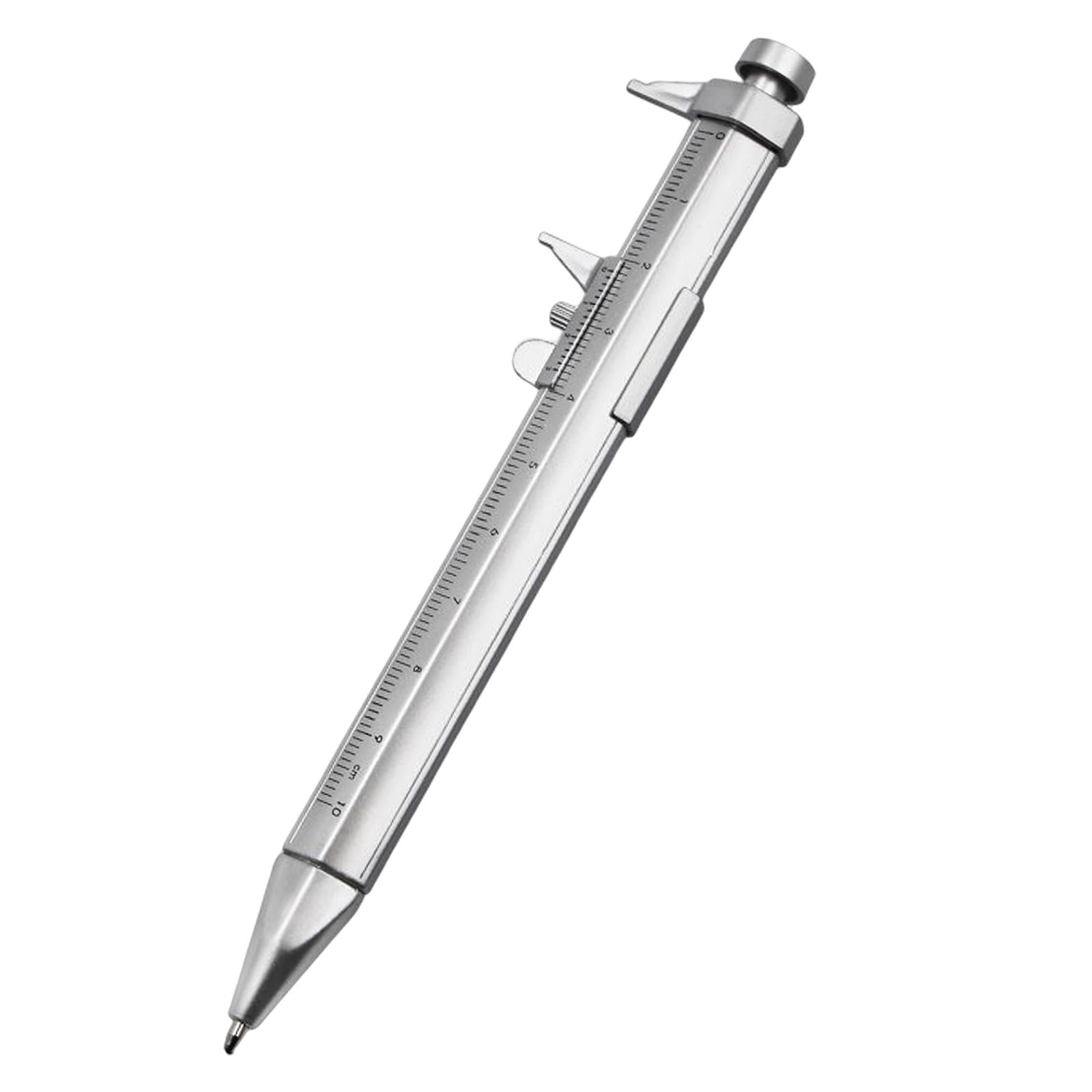 Caliper Ballpoint Pen Smooth Writing Practical 1mm Portable Gel Ink Pen ...