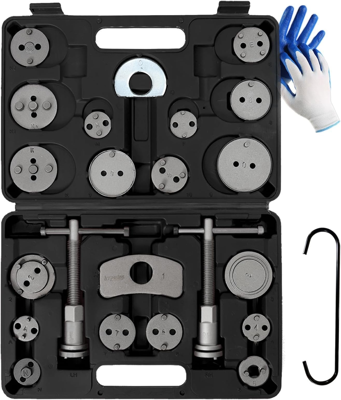 Caliper Compression Tool 24 count Caliper Compressor kit Adjusting Tool ...