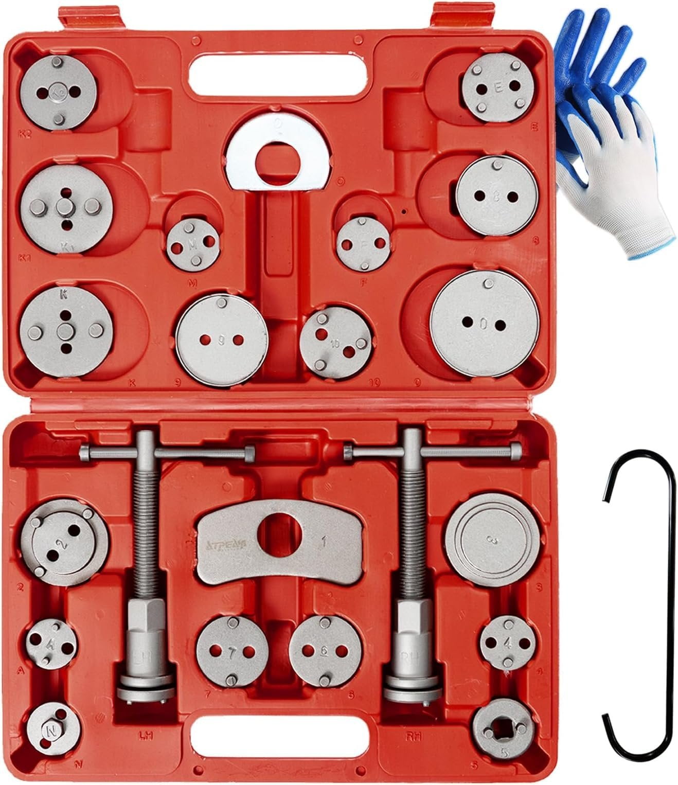 Caliper Compression Tool 25 count Caliper Compressor Kit Universal ...