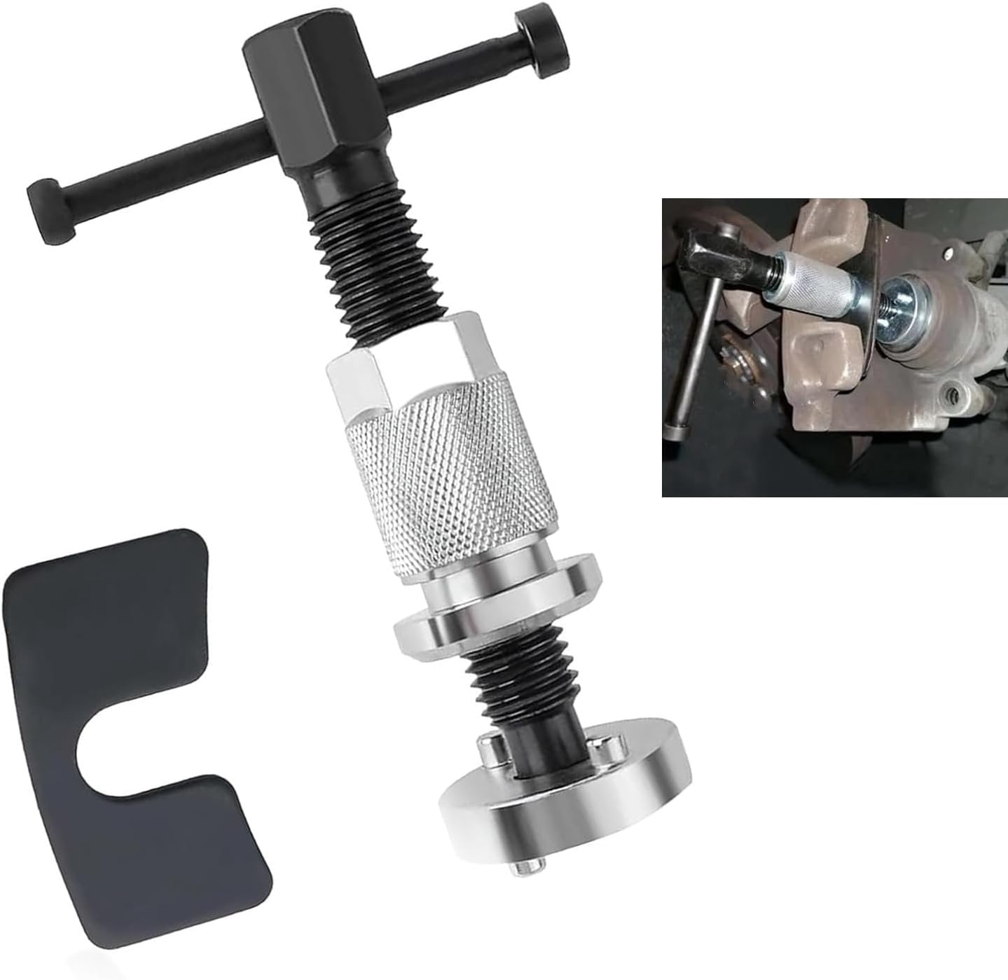 Caliper Compression Tool Set, Disc Caliper Rewind Tool, Chrome-Plated ...