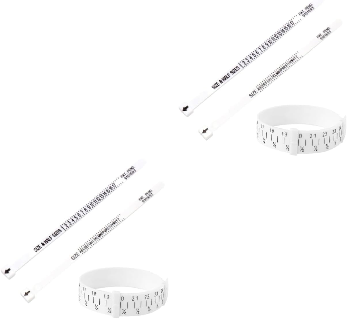 Calipers Measuring Tool 6 Pcs Ring Circle Bracelet Universal Men and ...