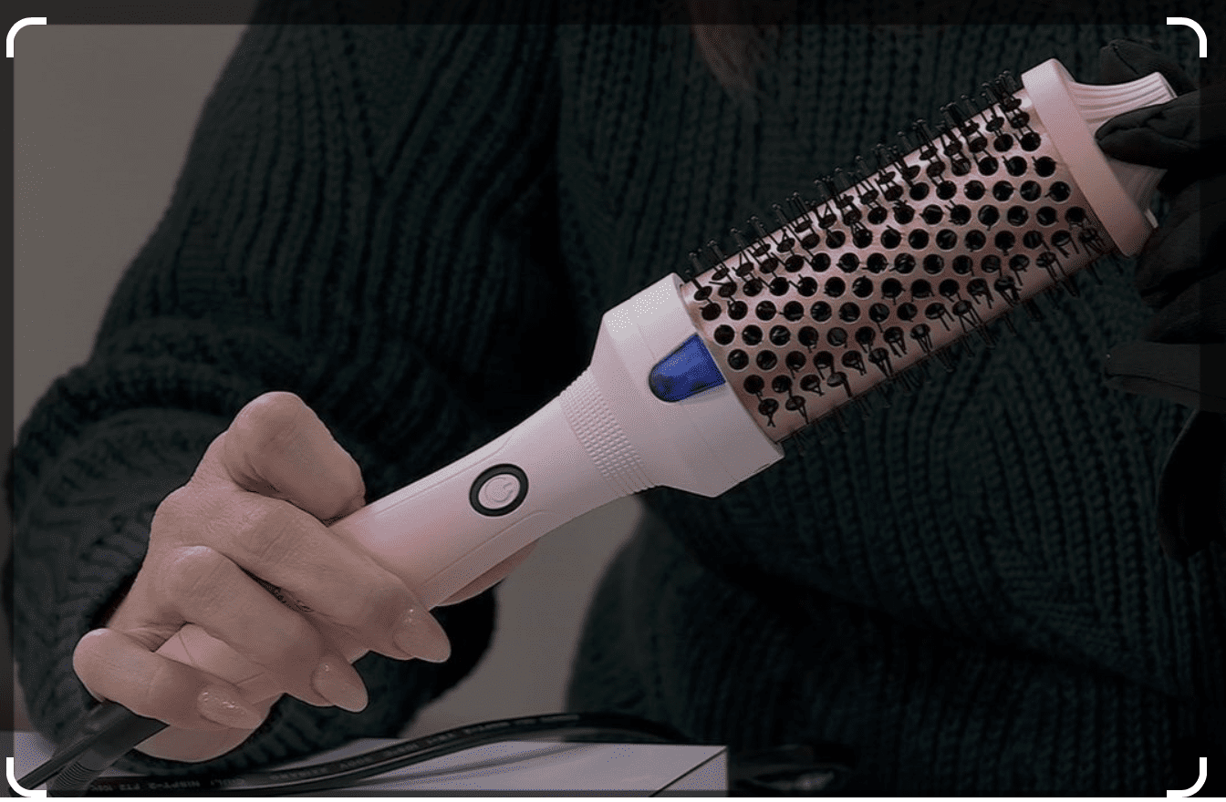 Calista FAUXblo Thermal Brush, Professional Styling Brush, Burn-Free ...