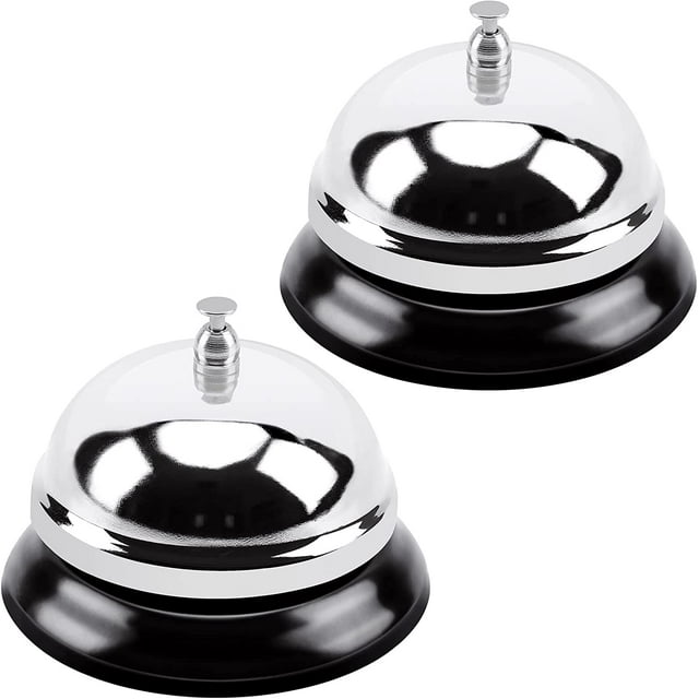 Call Bell 3.38 Inch Diameter, Call Bells with All-Metal Construction ...