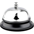Call Bell Chrome Finish. Hand front desk ringing bell service hotel ...