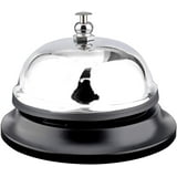 Call Bell Chrome Finish. Hand front desk ringing bell service hotel ...