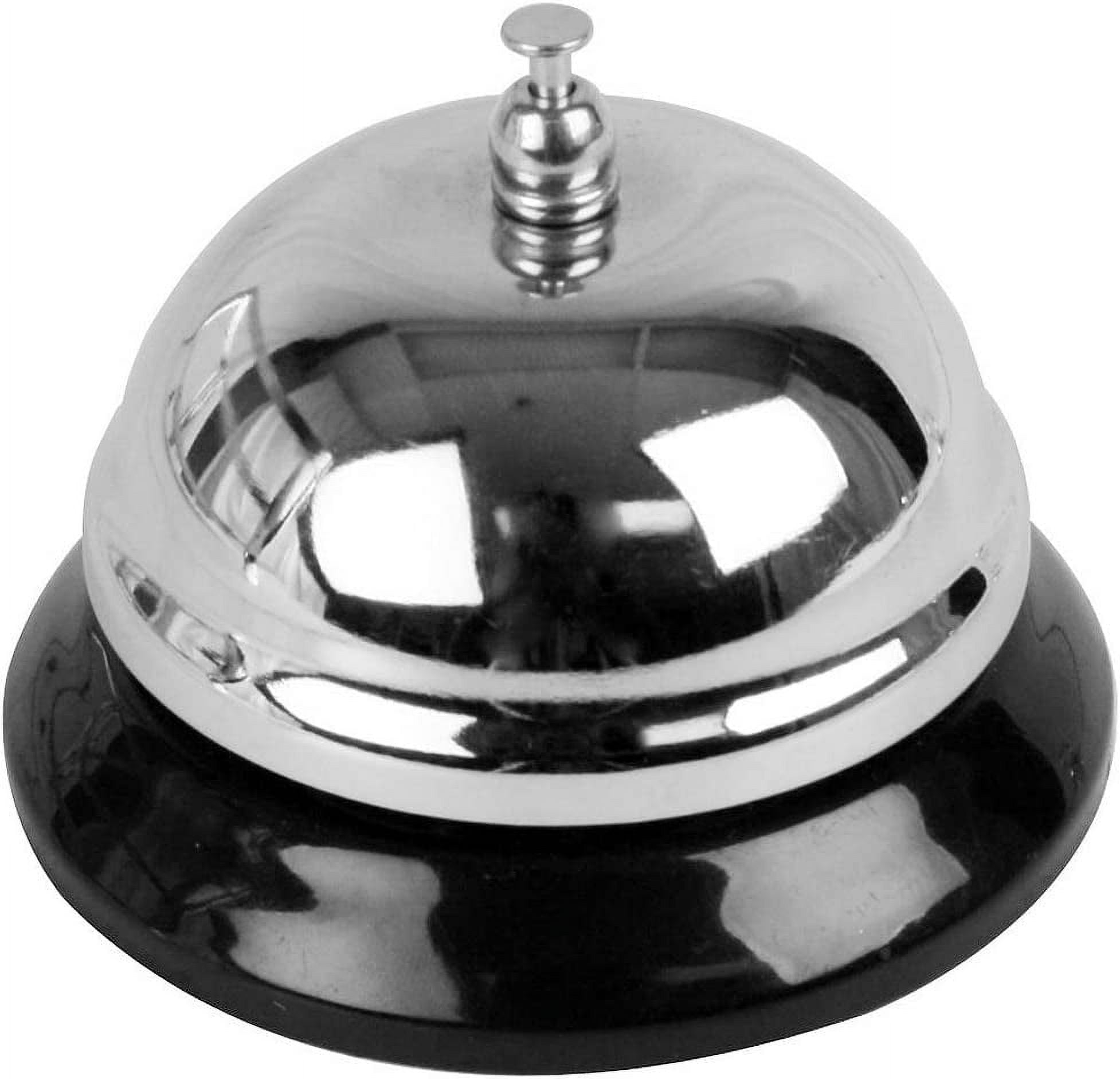 Call Bell, Stainless Steel Bell, Plastic Base (12 Pieces/Unit ...