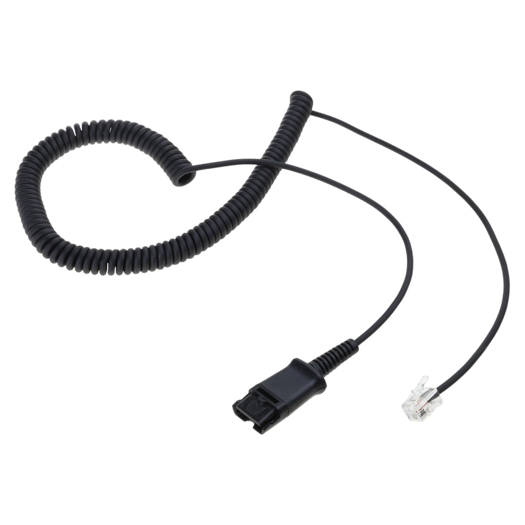 Call Center Headsets Cable for QD Headsets to J100, 1600 Phones Quick ...